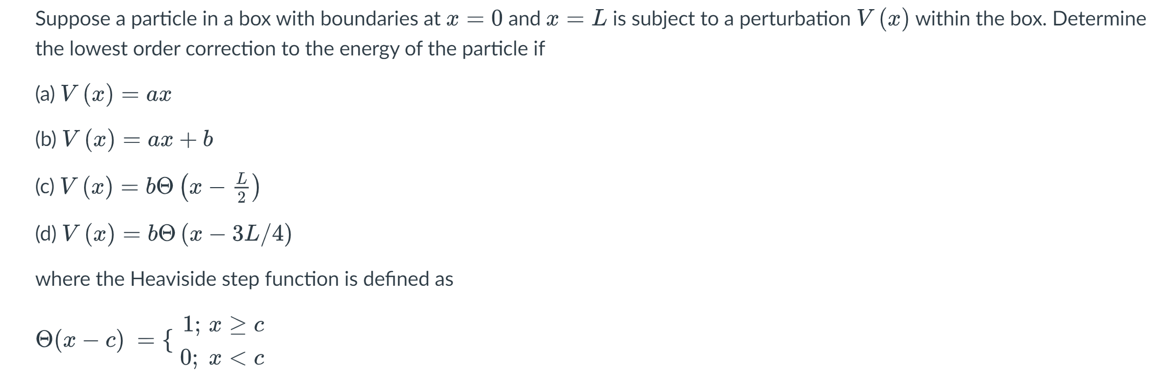 Solved Suppose a particle in a box with boundaries at \\( | Chegg.com