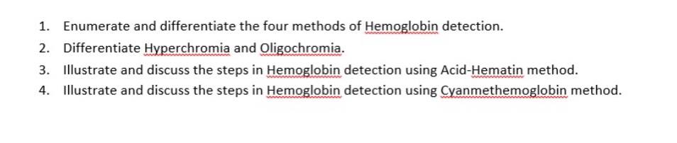 Solved 1. Enumerate and differentiate the four methods of | Chegg.com Solved 1. Enumerate and differentiate the four methods of | Chegg.com
