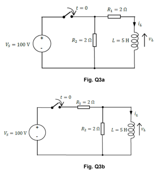 Solved The circuit of Fig. Q3b is similar to that of Fig. | Chegg.com