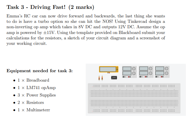 Solved Please use tinkercard to design your circuit and show | Chegg.com