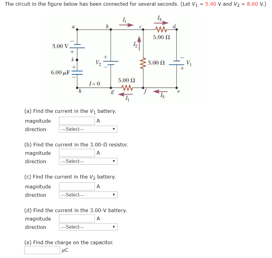 Solved The Circuit In The Figure Below Has Been Connected