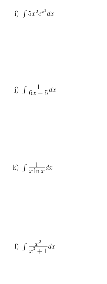 Solved 5. Find each of the indefinite integrals. a) S (5x2 + | Chegg.com