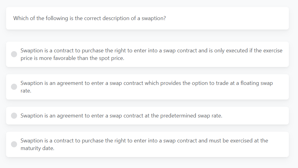 Solved Which of the following is the correct description of | Chegg.com
