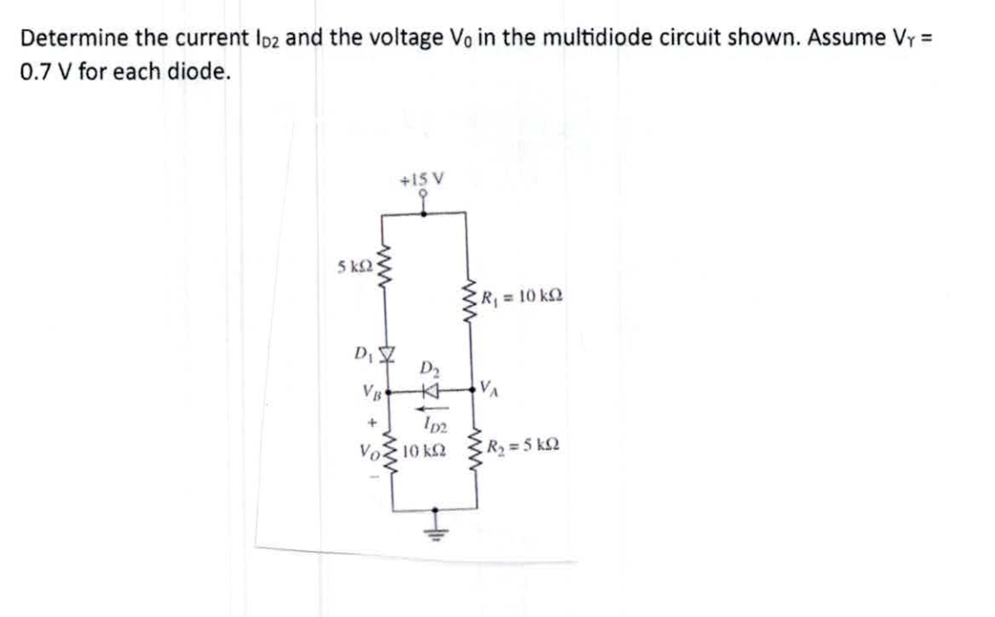 [solved] Determine The Current I02 And The Voltage V0 In T