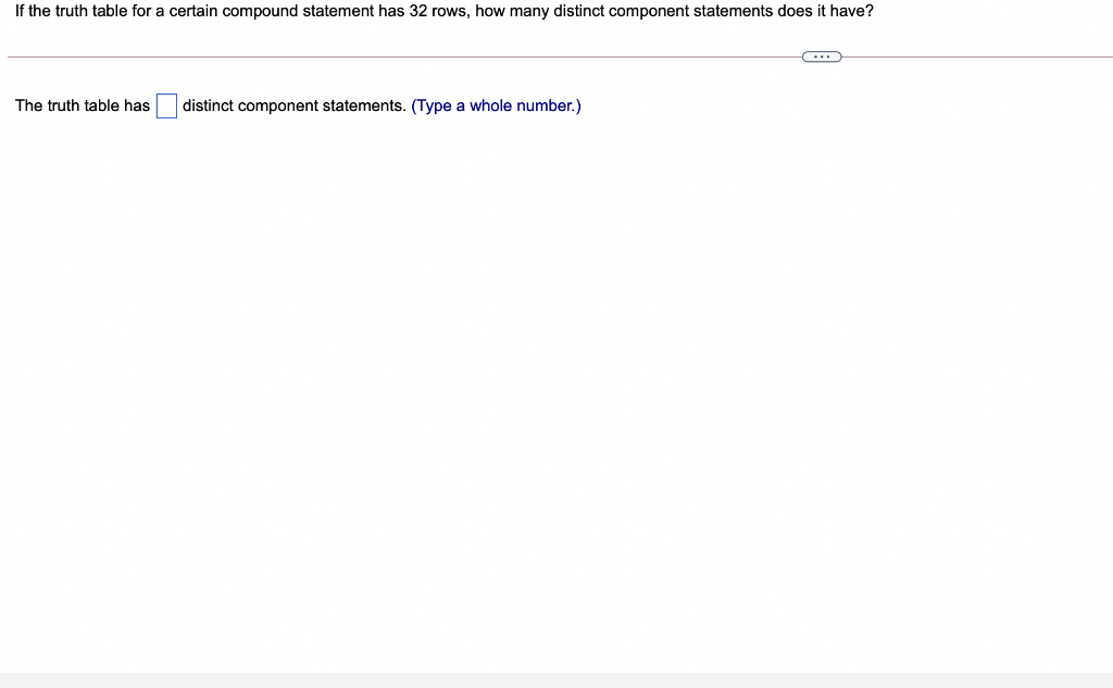 Solved If the truth table for a certain compound statement | Chegg.com