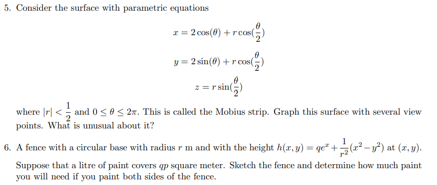 Solved Graph this surface using sage ( code) with several | Chegg.com