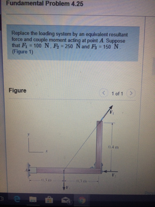 Solved Fundamental Problem 4.25 Replace the loading system | Chegg.com