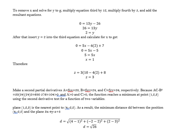 Solved Problem Overview: Without utilizing the Lagrange | Chegg.com