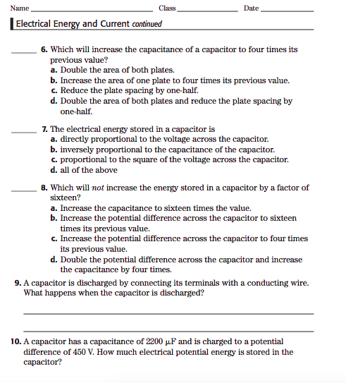 Solved 4. How does the net charge on a charged capacitor | Chegg.com