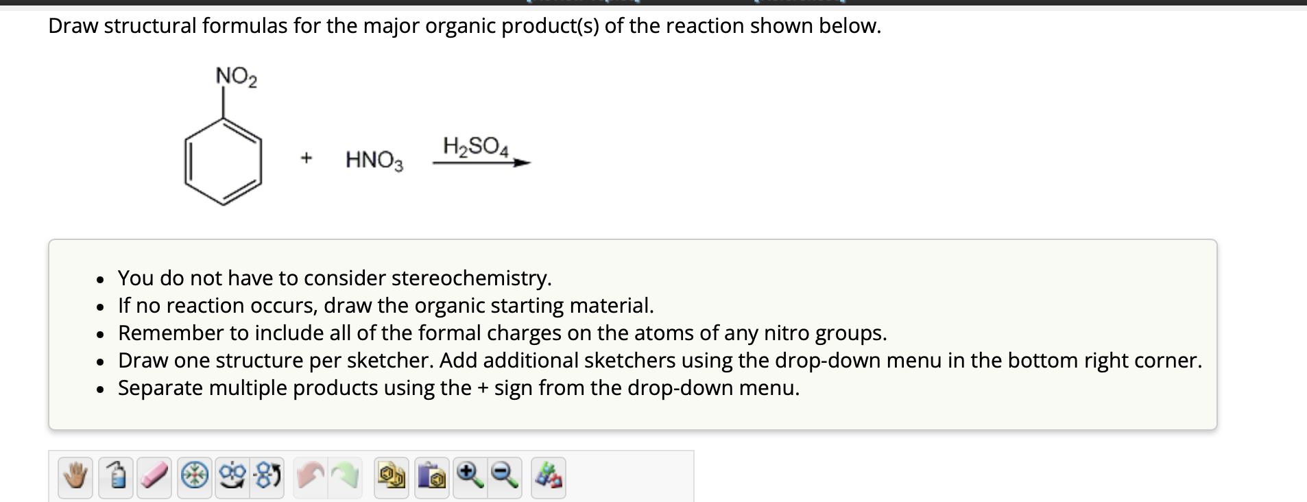 Solved Draw structural formulas for the major organic | Chegg.com