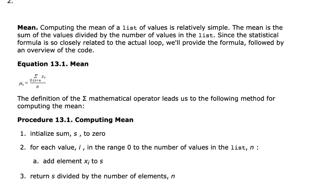solved-2-mean-computing-mean-list-values-relatively-simple-mean-sum