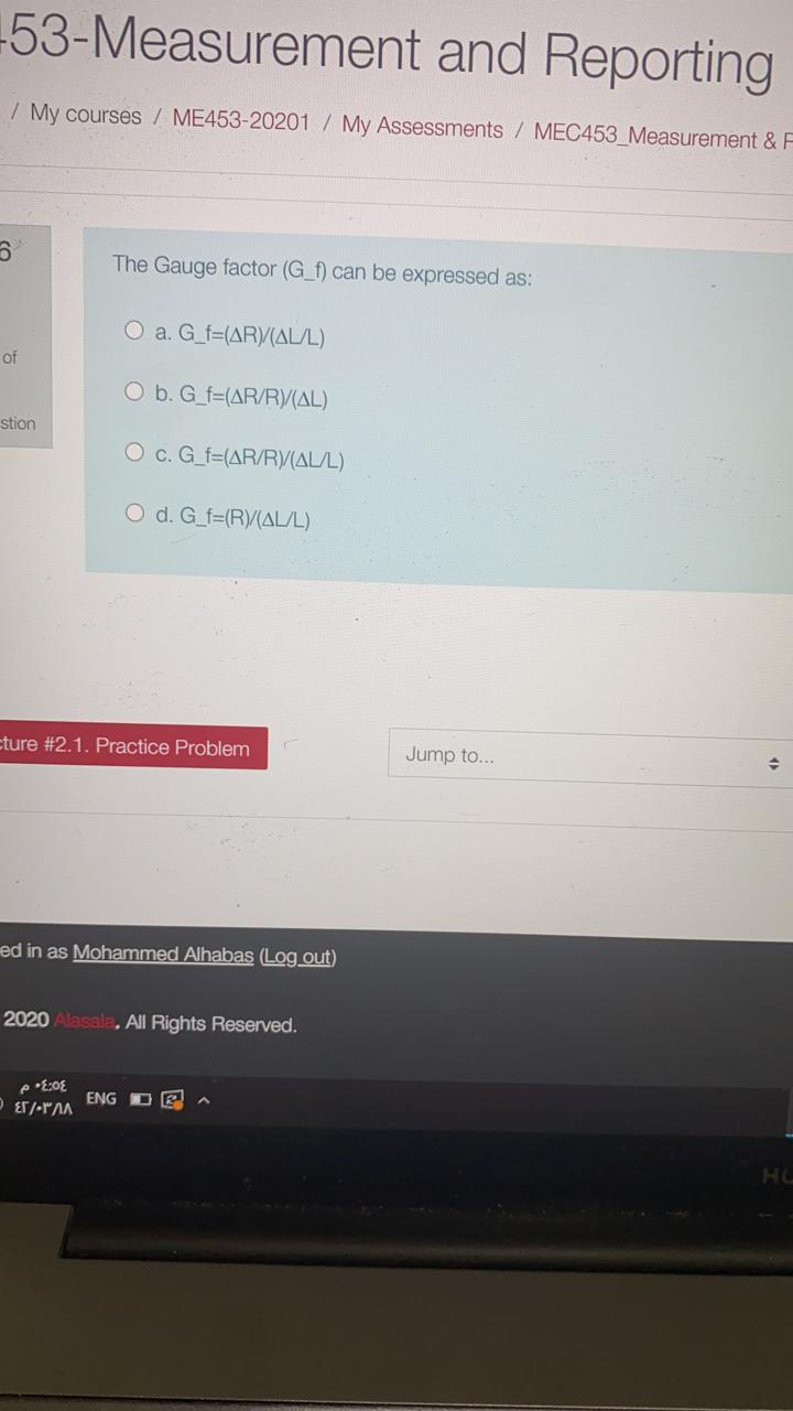 Solved -53-Measurement and Reporting / My courses / | Chegg.com