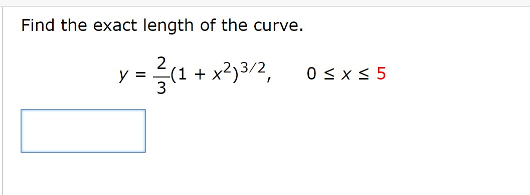 Solved Find the exact length of the curve. | Chegg.com