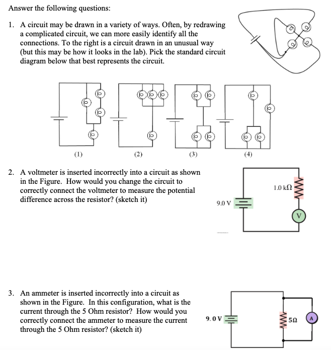 Solved Answer the following questions: 1. A circuit may be | Chegg.com