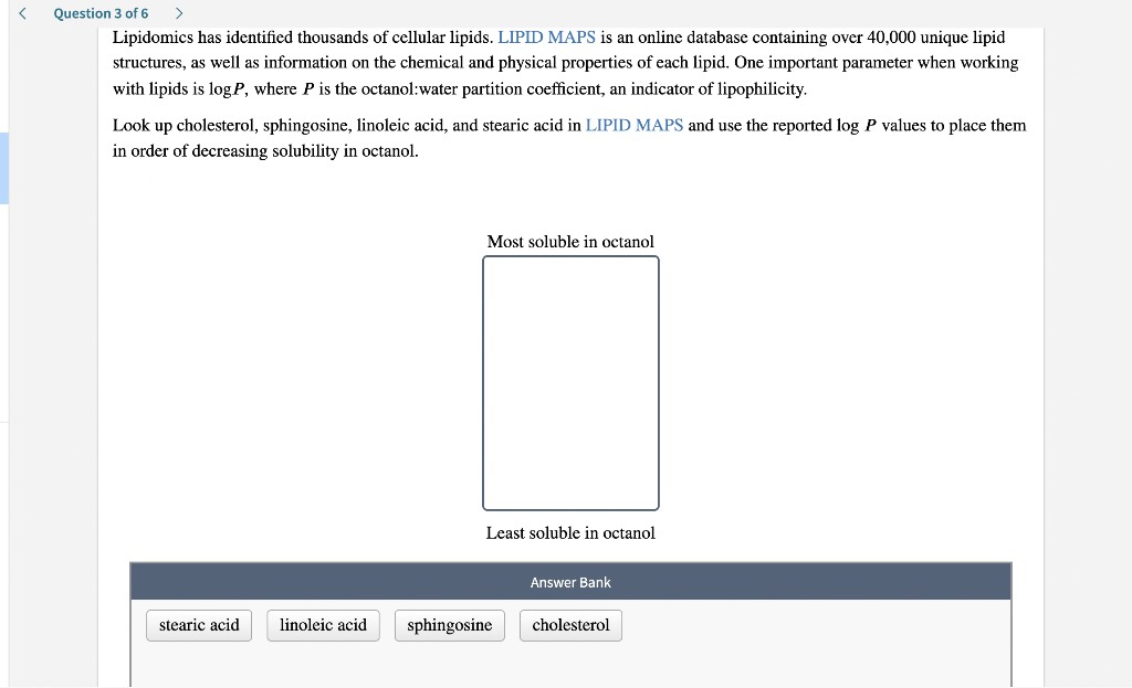 [Solved]: Lipidomics has identified thousands of cellula