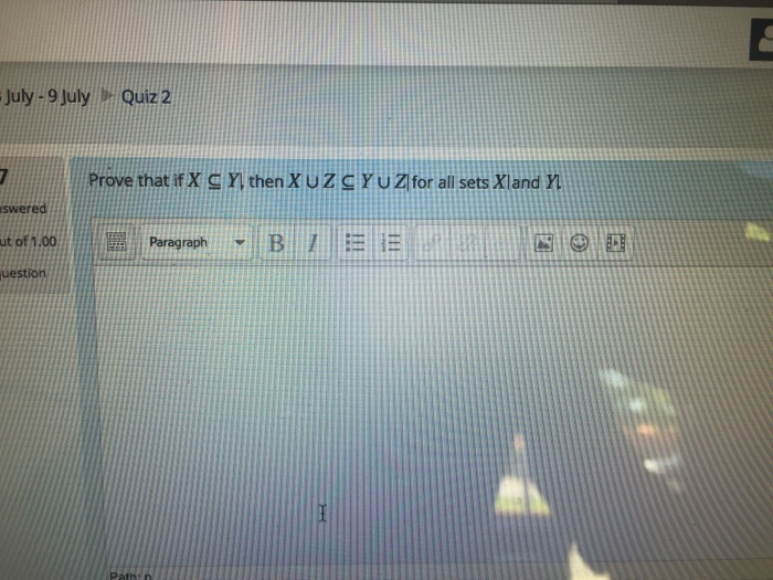 Solved Prove that if X SubsetEqual Y|, then X Union Z | Chegg.com