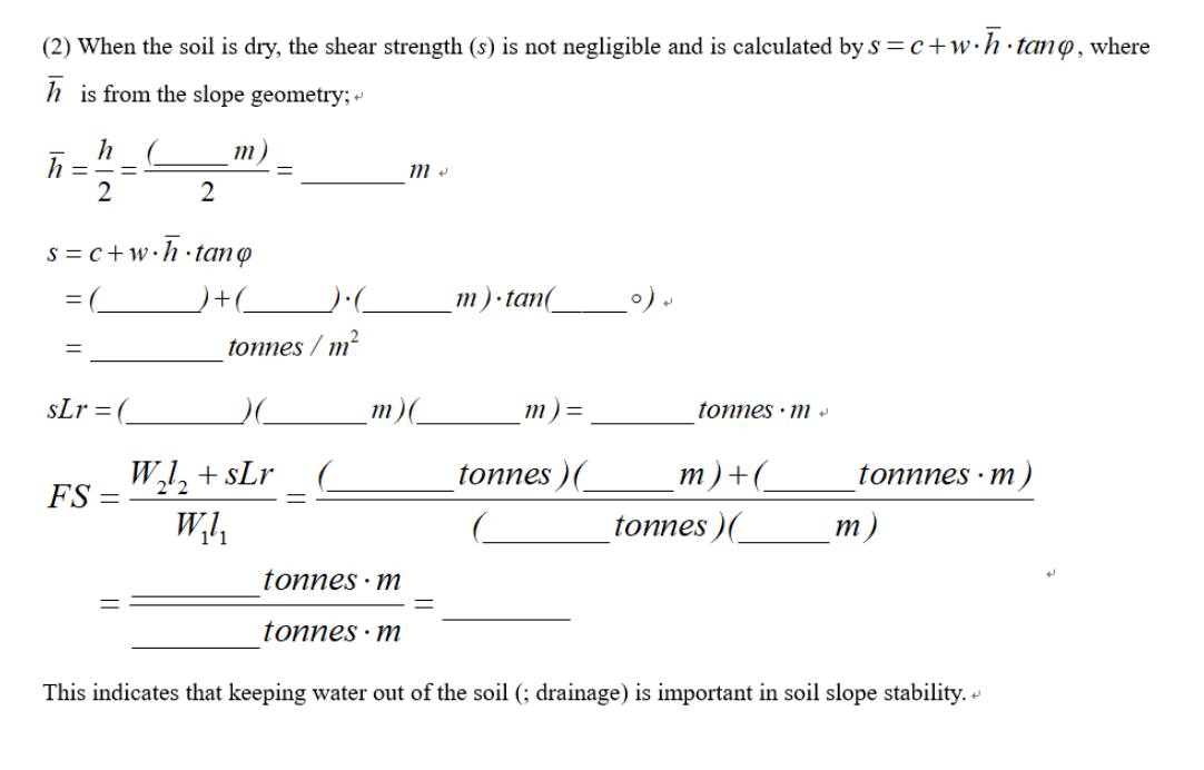Solved Example 7.3. Analyze the soil bank shown in Figure | Chegg.com