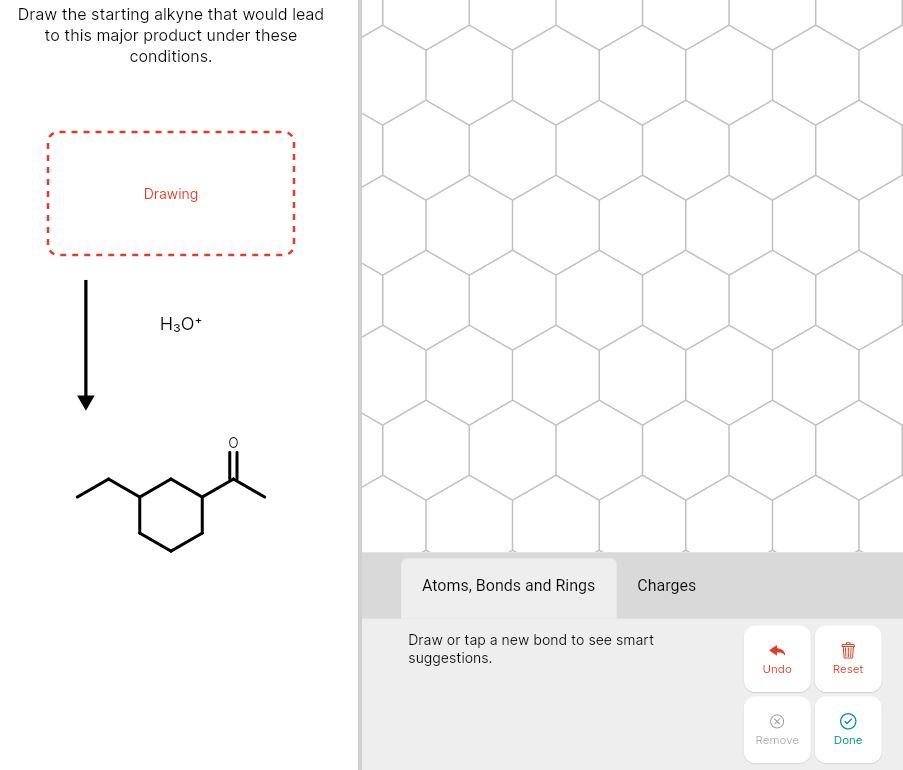 Solved Draw the starting alkyne that would lead to this | Chegg.com