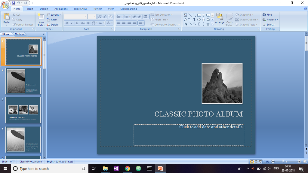 Solved 1 Start PowerPoint. Download and open the file named | Chegg.com