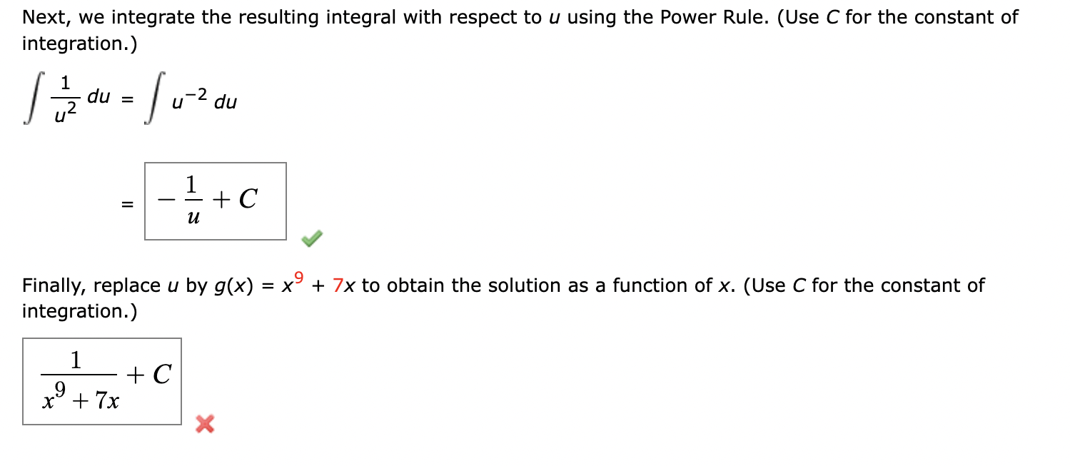 Solved Next, we integrate the resulting integral with | Chegg.com