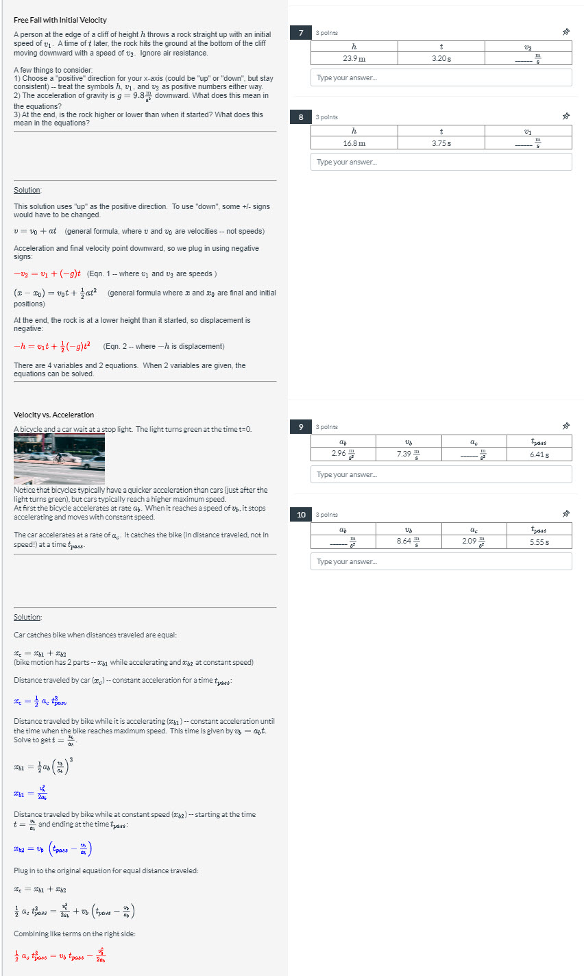 Solved Physics final solution to each for study | Chegg.com