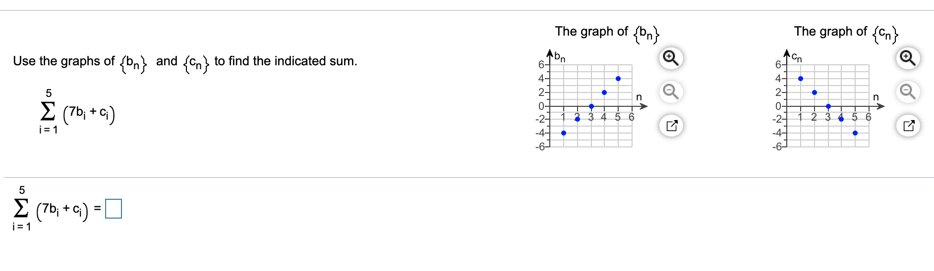 Solved The graph of {bon} The graph of {en} ___Use the | Chegg.com