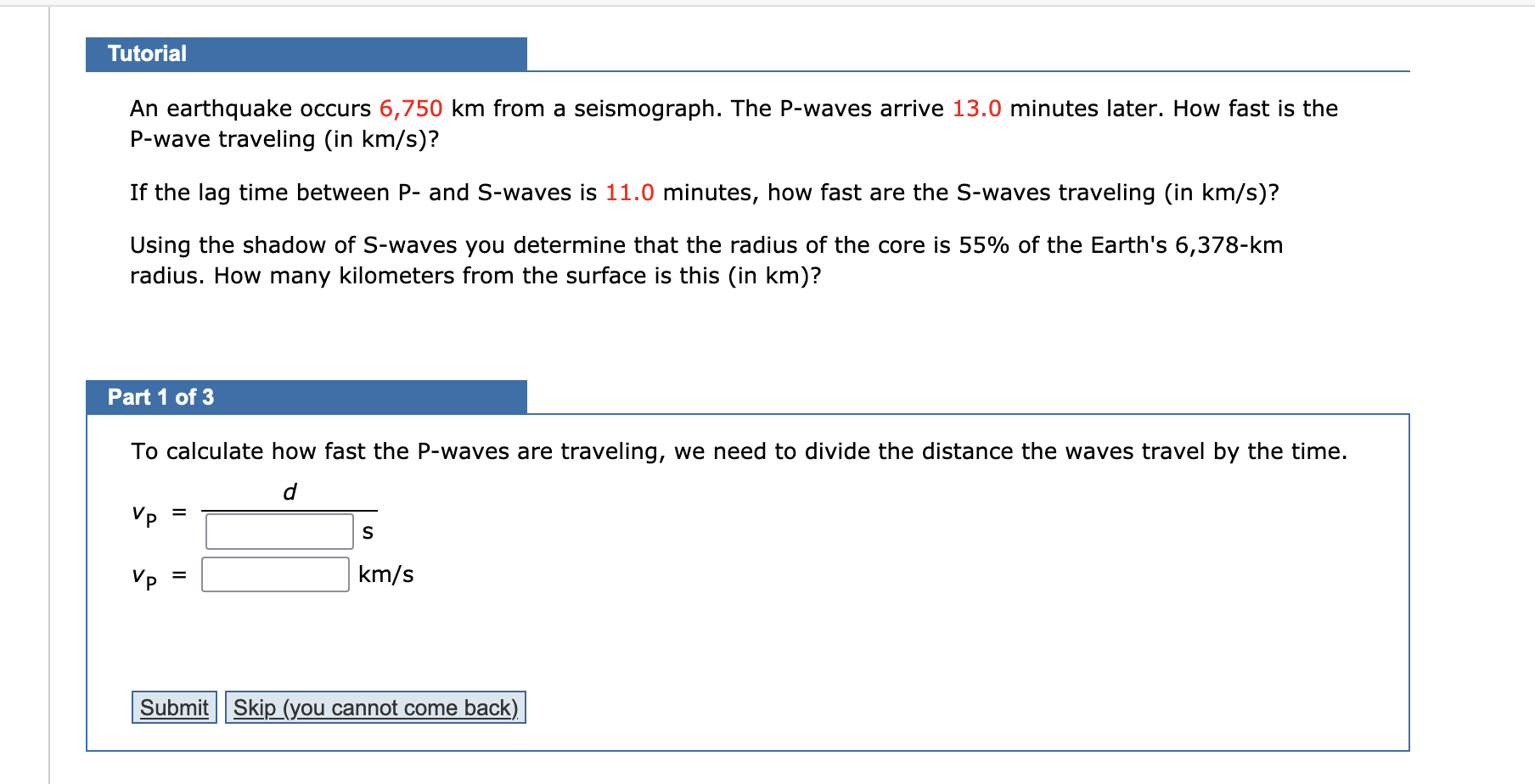 Solved Part one of three Part two of three: The lag time | Chegg.com