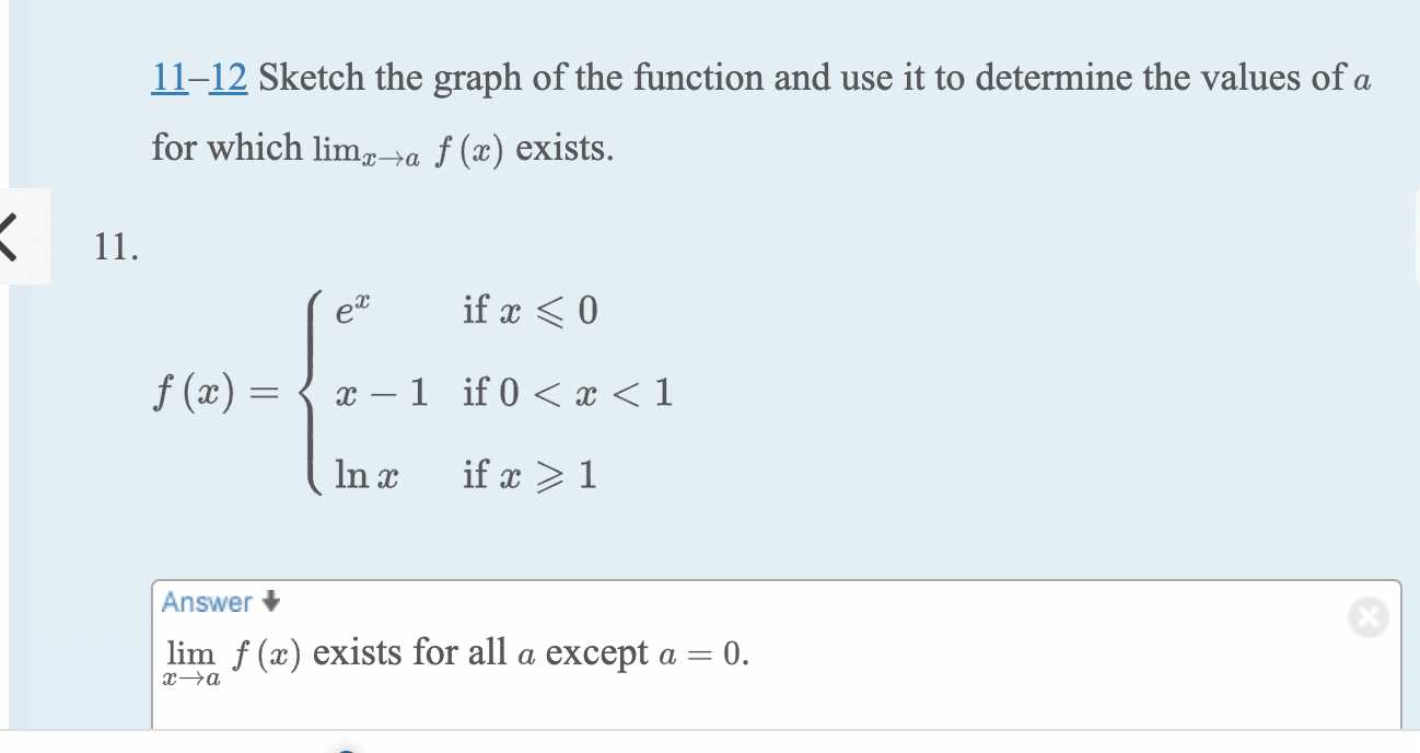 Solved 11–12 Sketch the graph of the function and use it to | Chegg.com