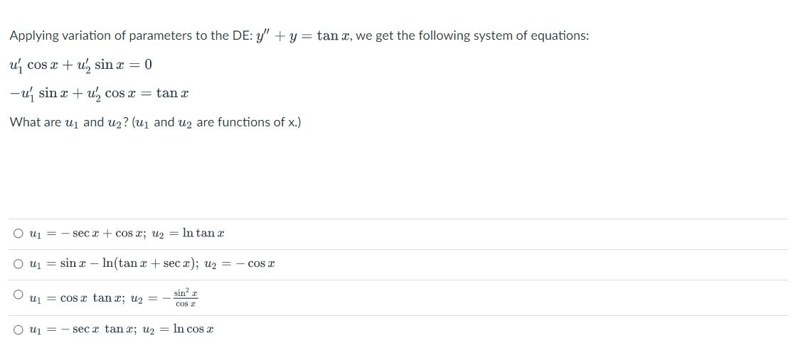 Solved Given the differential equation y" - 2y + y = (1+2). | Chegg.com