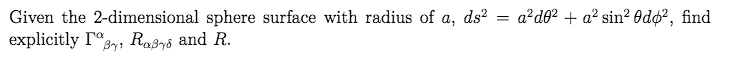 Solved Riemann Tensor | Chegg.com