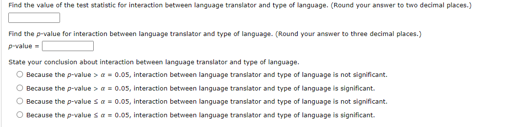 Solved translations were made with both systems for three | Chegg.com