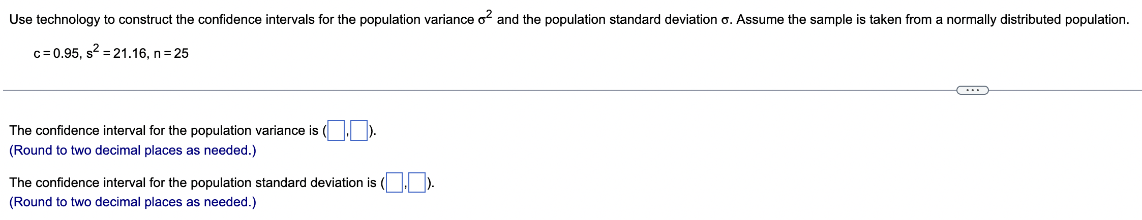 Solved Use technology to construct the confidence intervals | Chegg.com