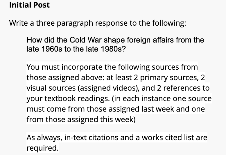 Solved te a three paragraph response to the following: How | Chegg.com