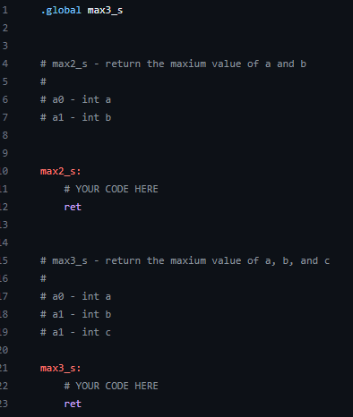 Solved In RISC-V assembly language:You only need to focus on | Chegg.com
