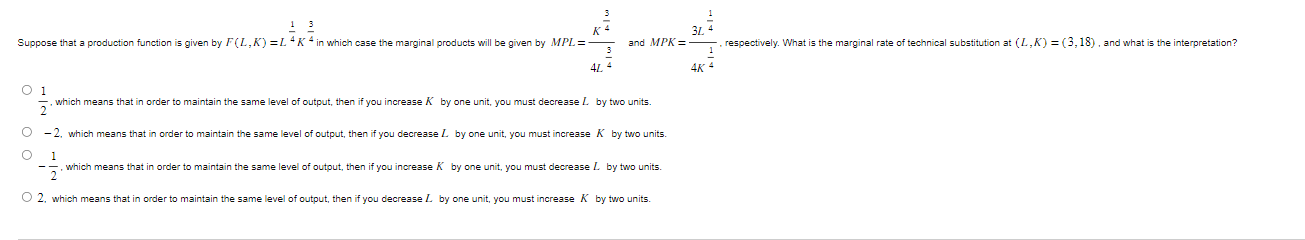 Solved 21, which means that in order to maintain the same | Chegg.com