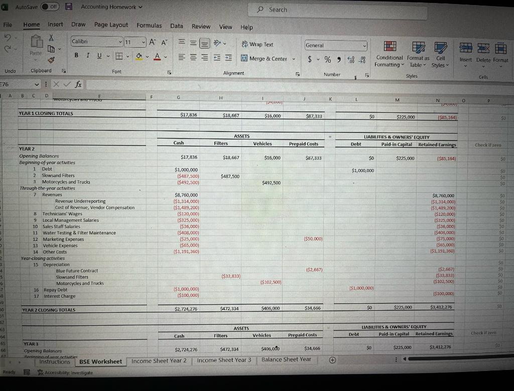 in Autosave O11) Alacounting Homework v Search File | Chegg.com