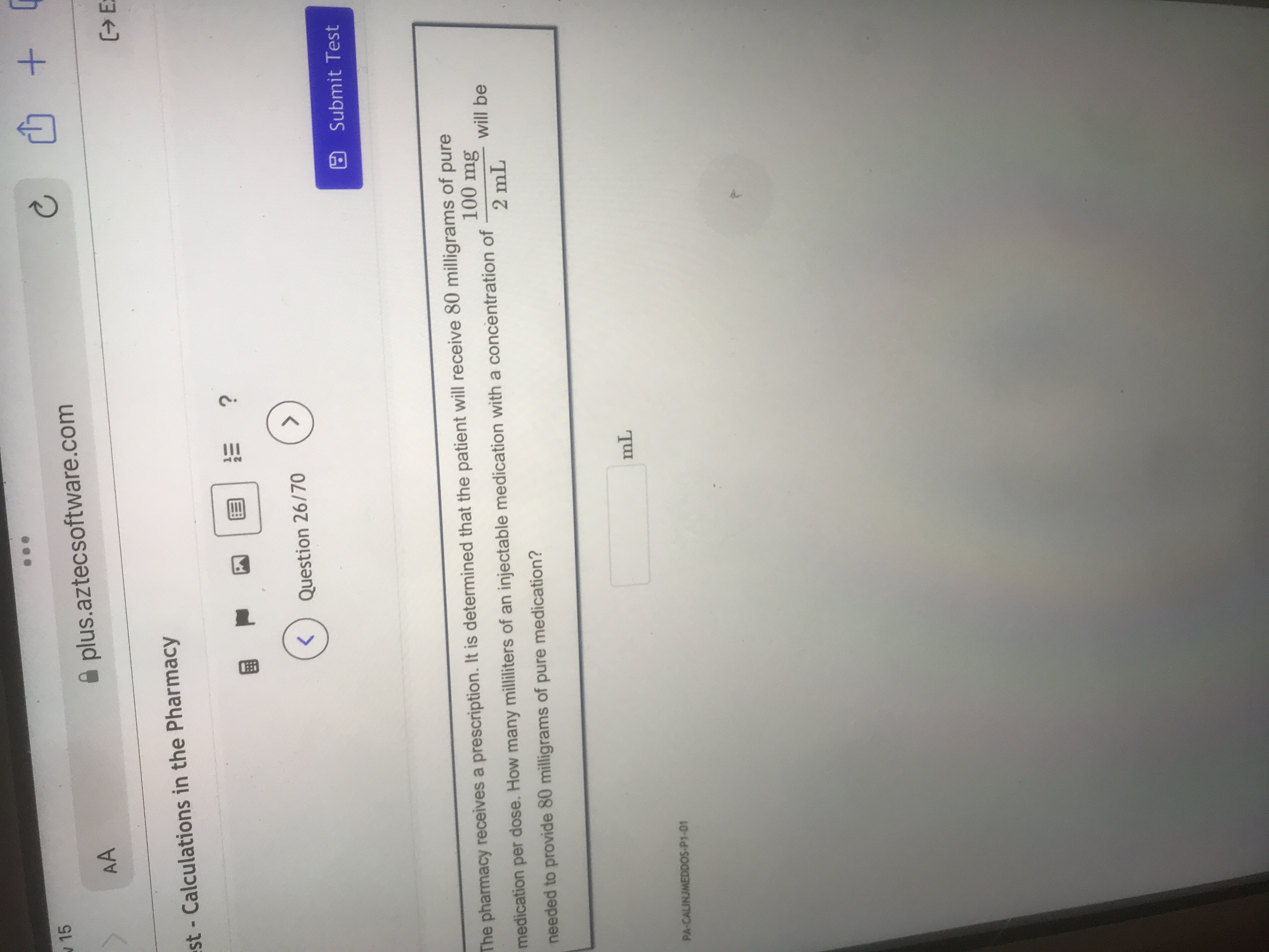 Solved The pharmacy receives a prescription. It is | Chegg.com