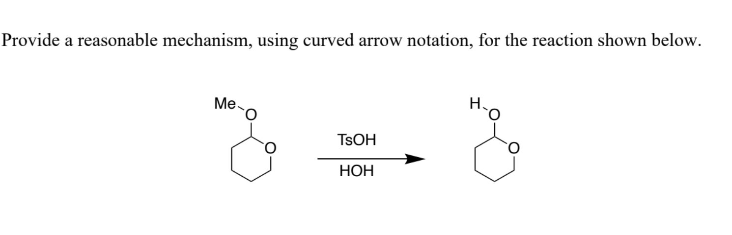 Solved Provide a reasonable mechanism, using curved arrow | Chegg.com