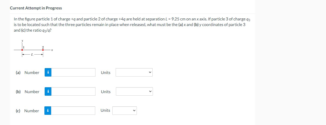Solved Current Attempt in ProgressIn the figure particle 1 | Chegg.com