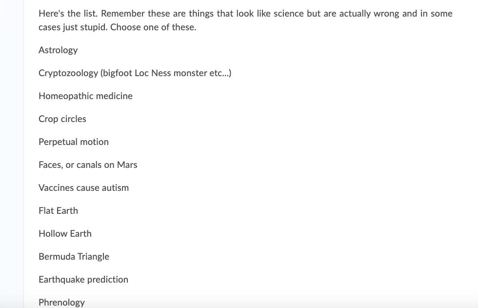 Solved Today, there are many topics that are pseudoscience | Chegg.com