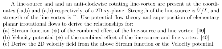 Solved A line-source and and an anti-clockwise rotating | Chegg.com