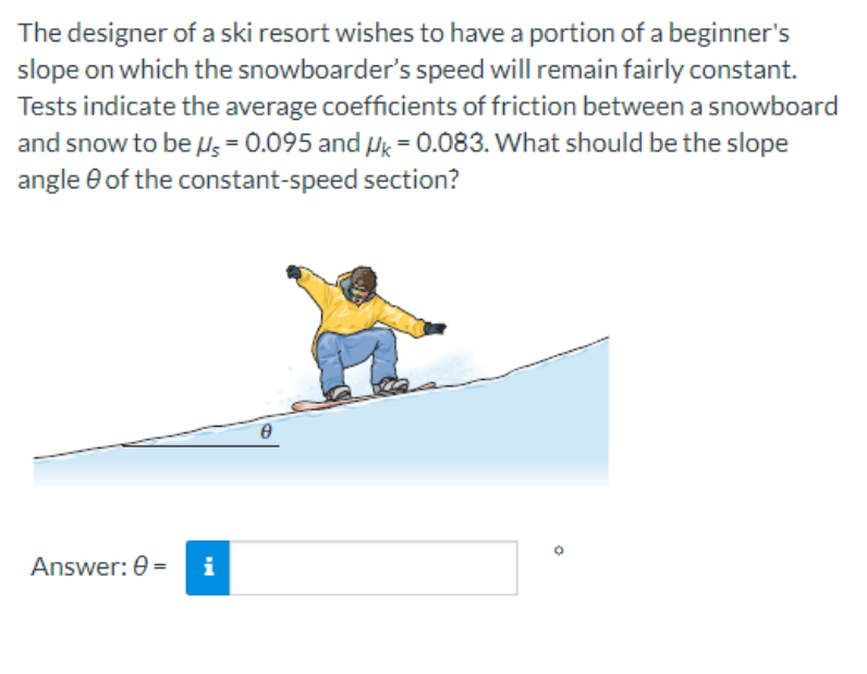 Solved The designer of a ski resort wishes to have a portion | Chegg.com