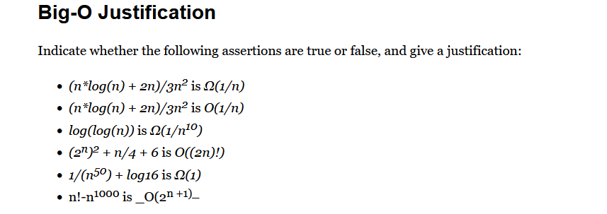 Solved Indicate whether the following assertions are true or | Chegg.com