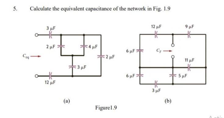 Solved 4. Find Ceq in the circuit of Fig. 1.8if all | Chegg.com
