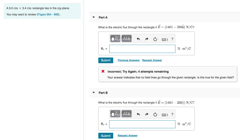 Solved A 3.0 cm x 3.4 cm rectangle lies in the xy-plane. You | Chegg.com