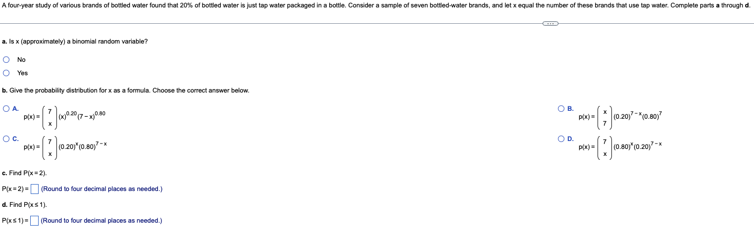 Solved a. Is x (approximately) a binomial random variable? | Chegg.com