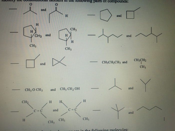 Solved and CH3 CH3 and CH3 CH3 --CH3CH2CH3 and CH and CH3 O | Chegg.com