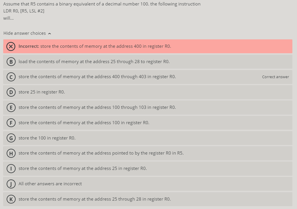 Assume that R5 contains a binary equivalent of a | Chegg.com