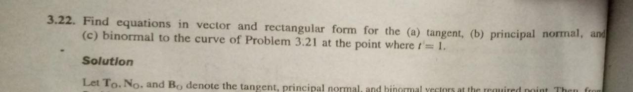 Solved 3.22. Find equations in vector and rectangular form | Chegg.com