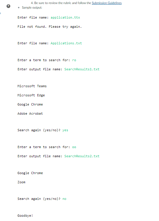 Solved - Your program should get the file name as input from | Chegg.com